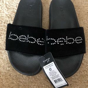 bebe | Shoes | Bebe Slides Little Girl | Poshmark